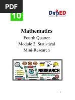 Math10 - q4 - Mod6-8 - Formulation of Statistical Mini Research by ...