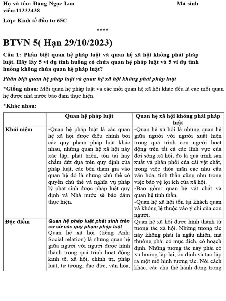Đặng Ngọc Lan btvn 5 | PDF