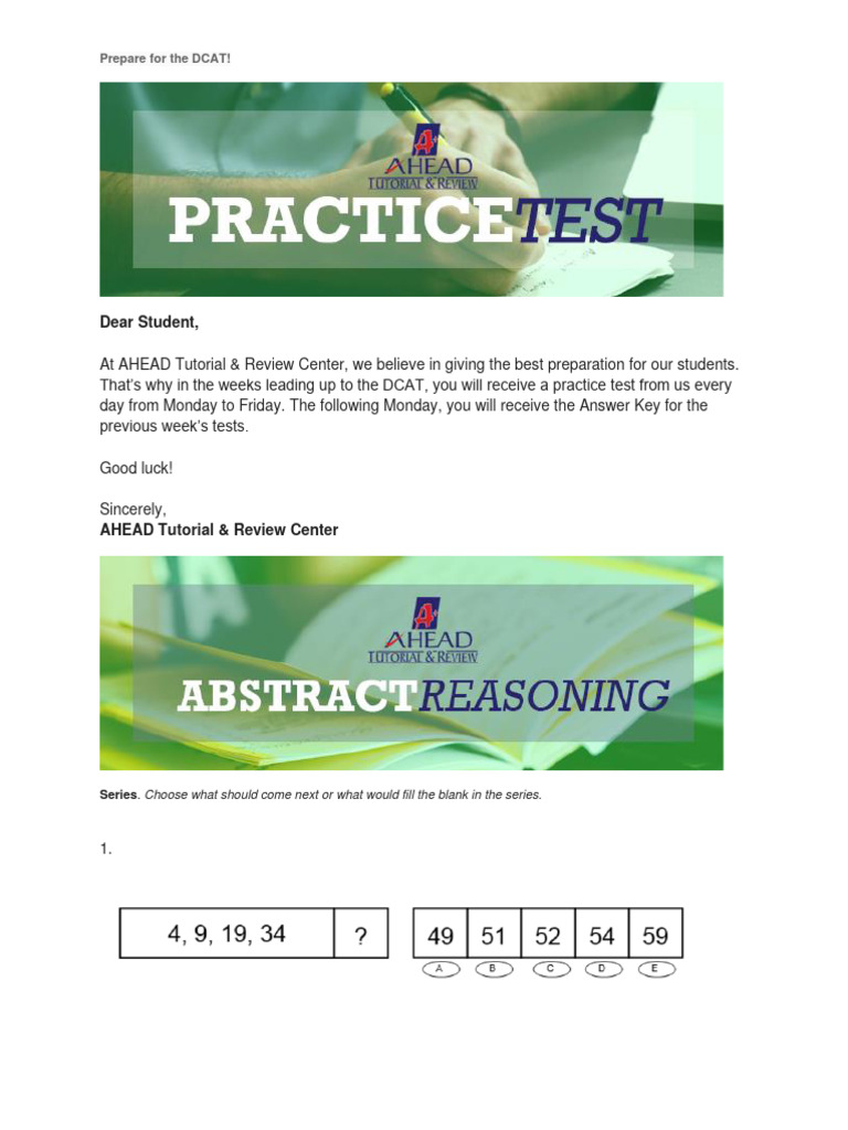 Abstract & Verbal Reasoning 01 | PDF | Language Arts & Discipline