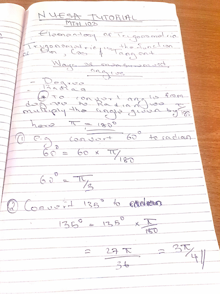 MTH 103. NUESA TUTORIALS??(1) | PDF