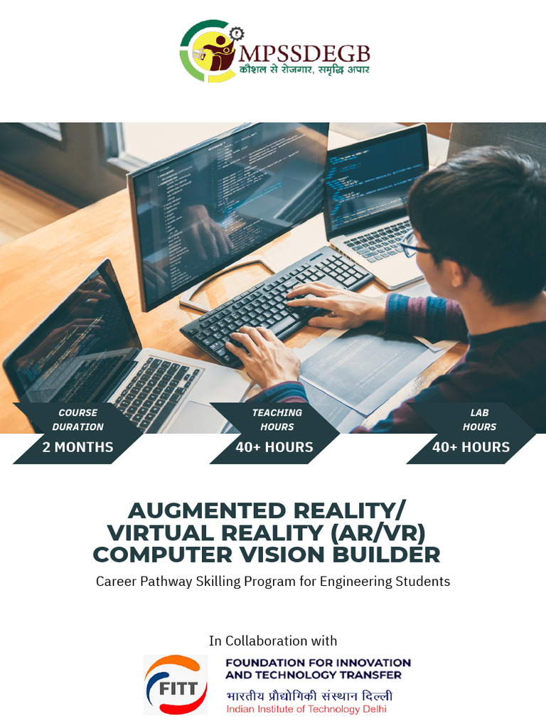 AR VR Computer Vision CV Builder | PDF | Computer Vision | Machine Learning