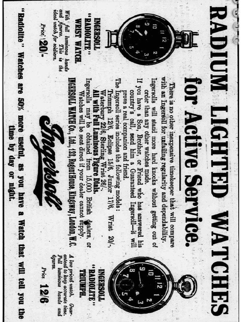 Radium Poisoning Tragedy | PDF