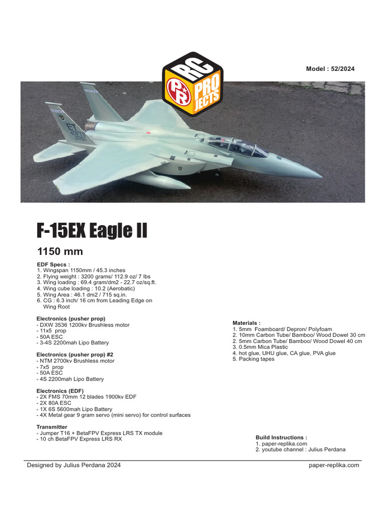 PR F15 Eagle A4 | PDF | Aircraft
