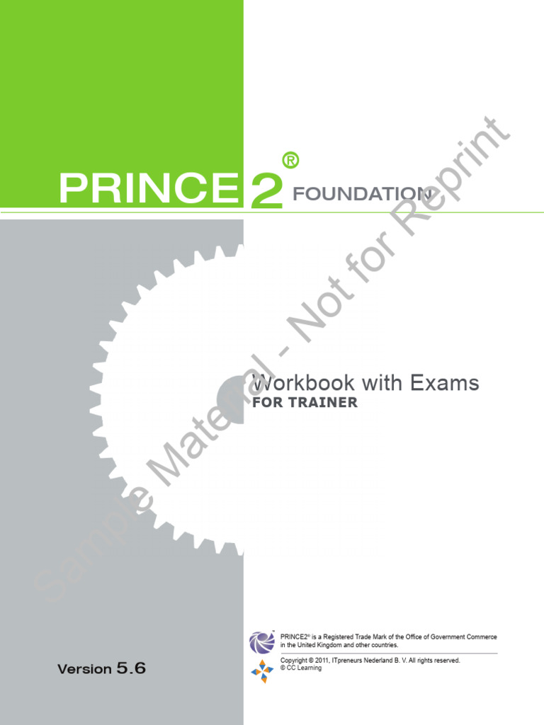 PRINCE2 Foundation Workbook - ITPreneurs (PDFDrive) | PDF | Risk | Risk ...