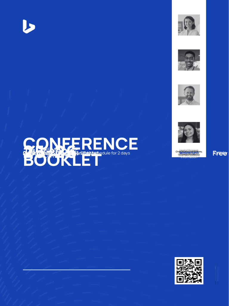 Conference Booklet Template | PDF | Internet Of Things | Sustainability