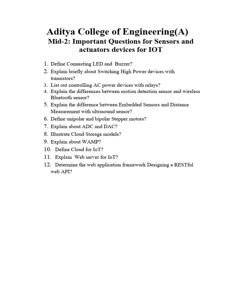2nd Mid SAD IMP Questions | PDF