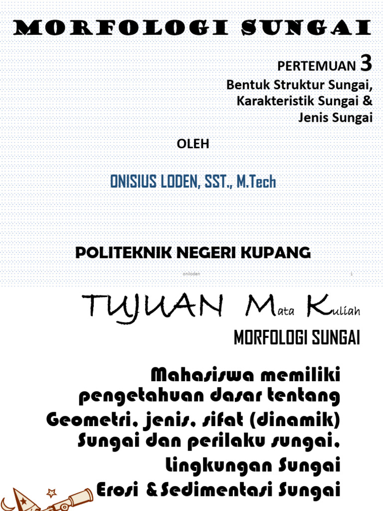 3 Morfologi Sungai TPIPP Karakteristik Sungai | PDF