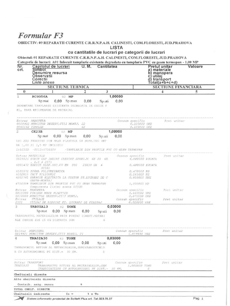 Formulare-F3-Rep-curente | PDF