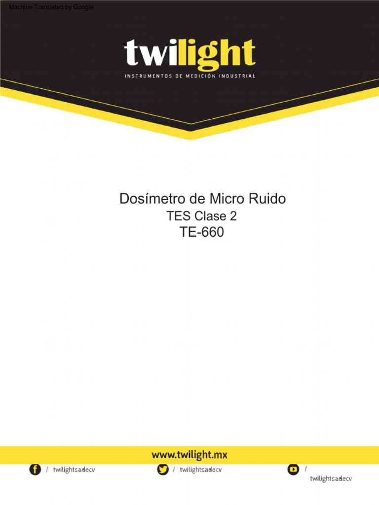 Te-660-16-Manual Te-660 | PDF | ruido | Acústica