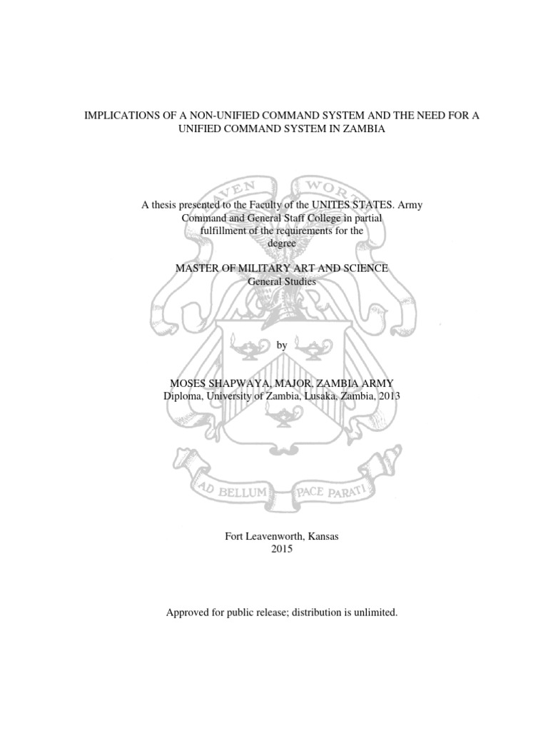 Military Thesis | Download Free PDF | Military