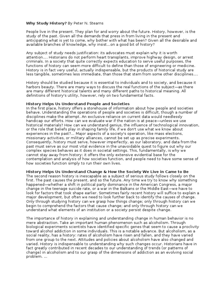 Why Study History | PDF | Historian | Morality