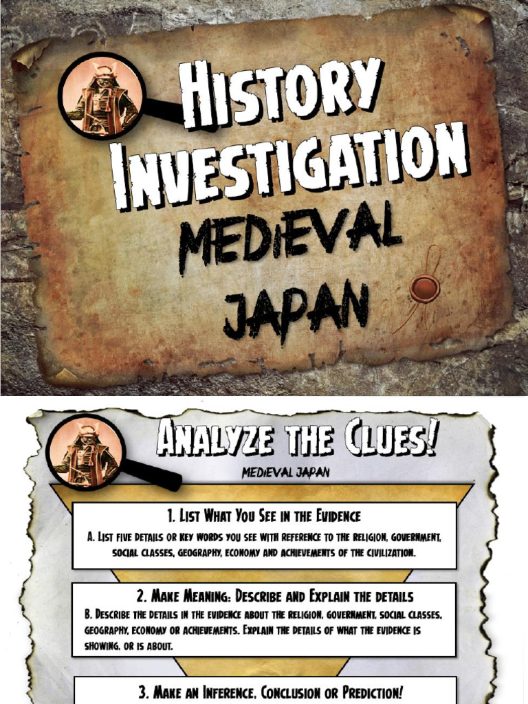 4 History Investigation Printable Japan | PDF