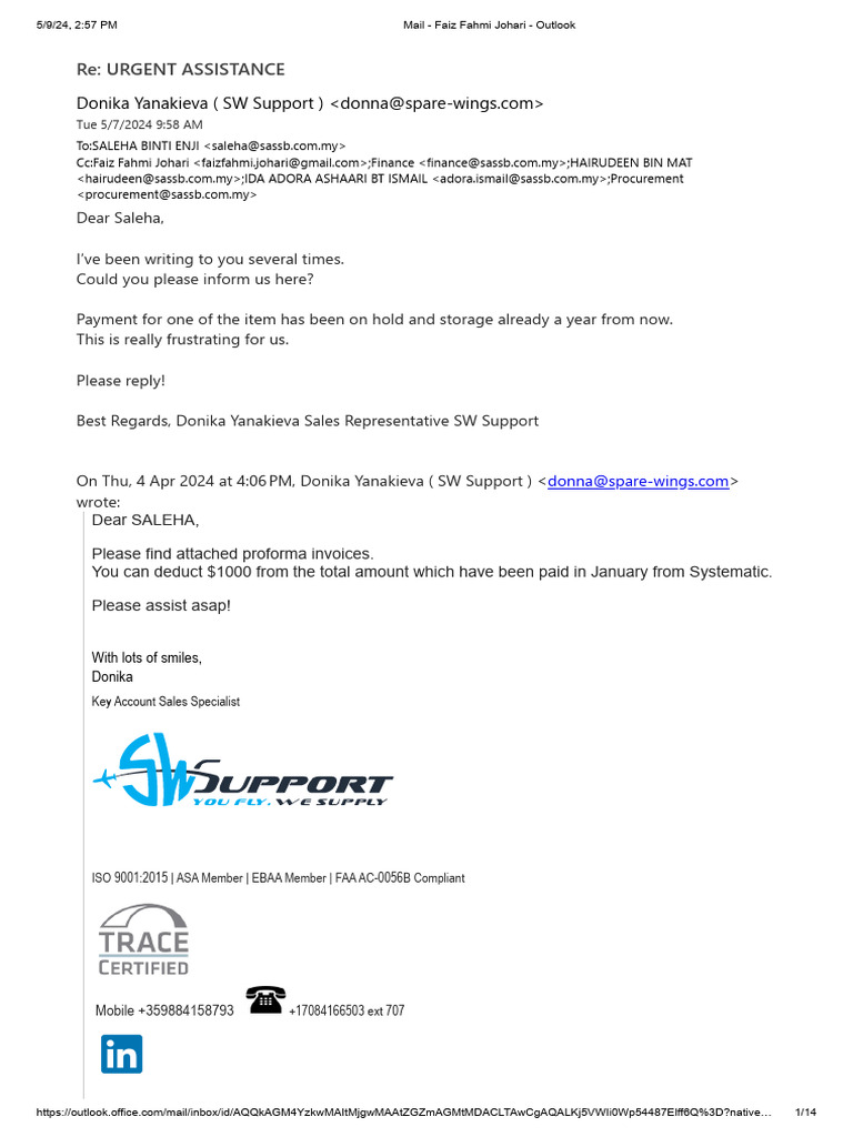 SW Support Outstanding | PDF