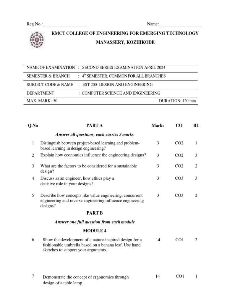 Est 200 Design and engineering | PDF | Engineering | Science