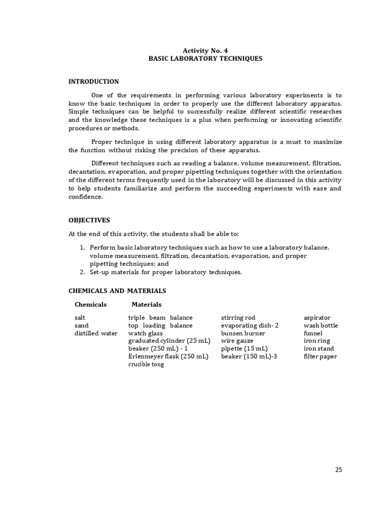 Activity 4 Edited | PDF | Filtration | Weighing Scale