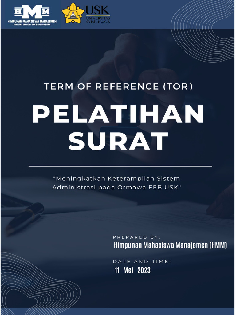 Tor Pelatihan Surat - Docx 2 | PDF