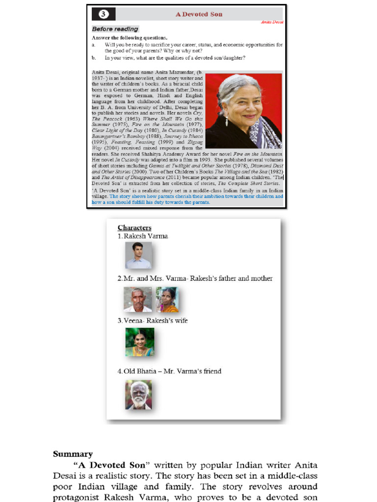 A Devoted Son | PDF
