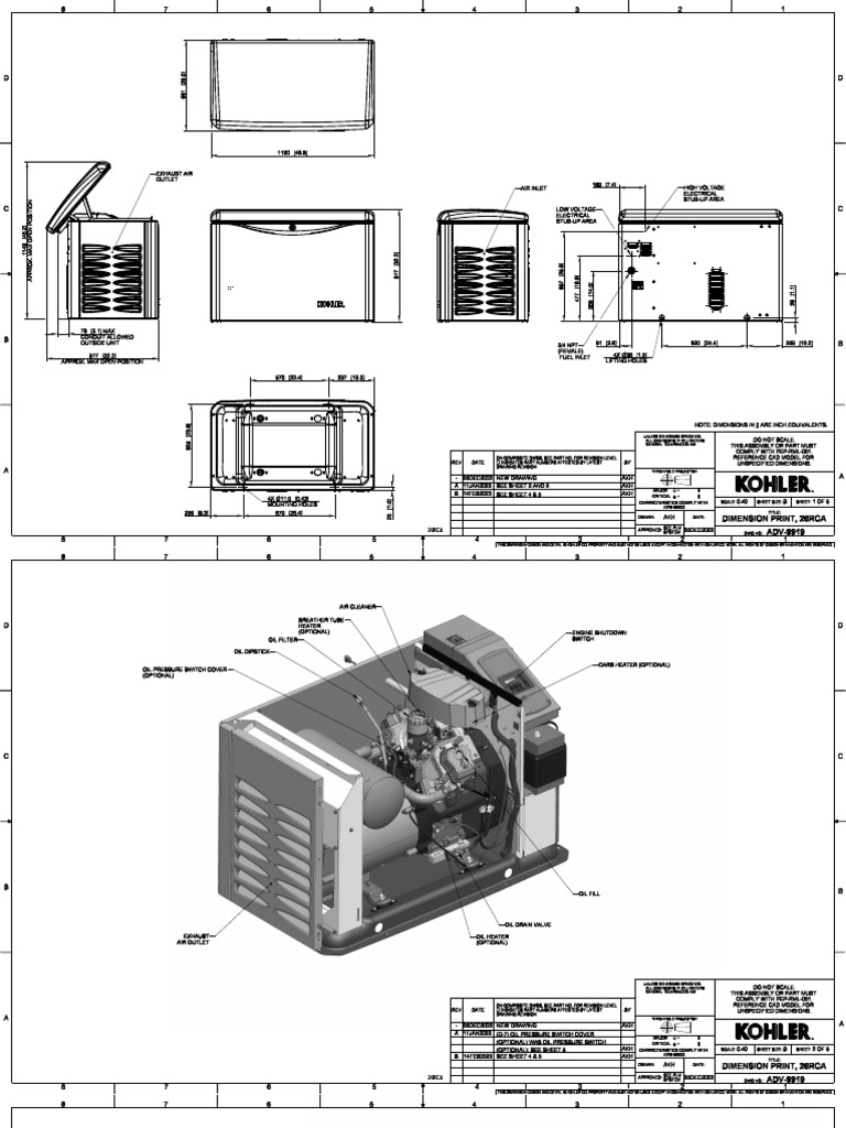 Dimensional Drawing 26RCA - ADV-9919 | PDF | Door | Manufactured Goods