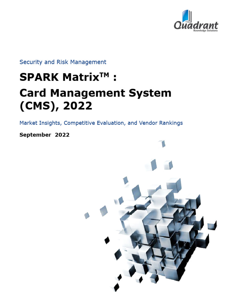 SPARK Matrix - Card Management System (CMS) - 2022 - BPC - Full Report ...