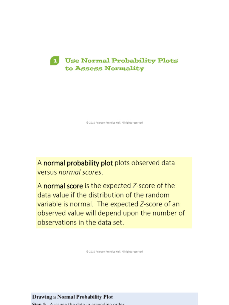 Normality Plot | PDF | Standard Score | Normal Distribution