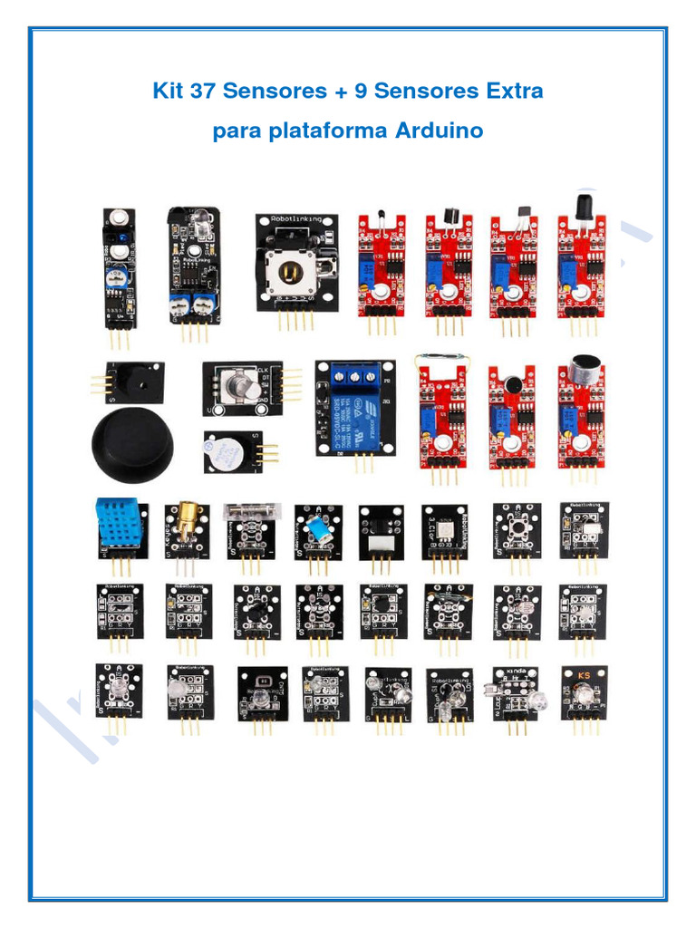 Kit 37 Sensores 9 Extra Para Arduino Pdf Arduino Sensor