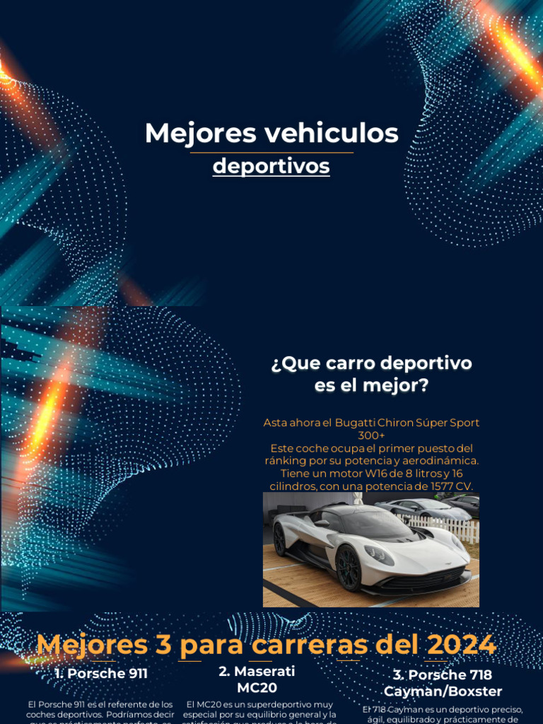 Mejores Autos Deportivos 2024 | PDF | Coche | Carros deportivos