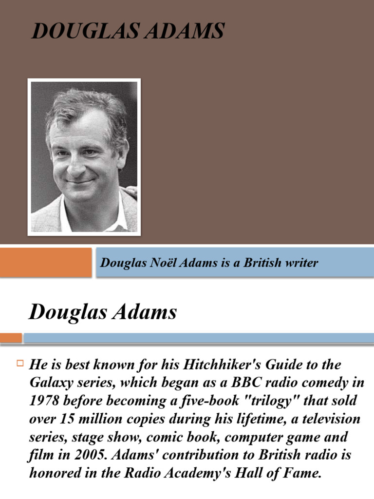 Douglas Adams | PDF | Young Adult | General Fiction
