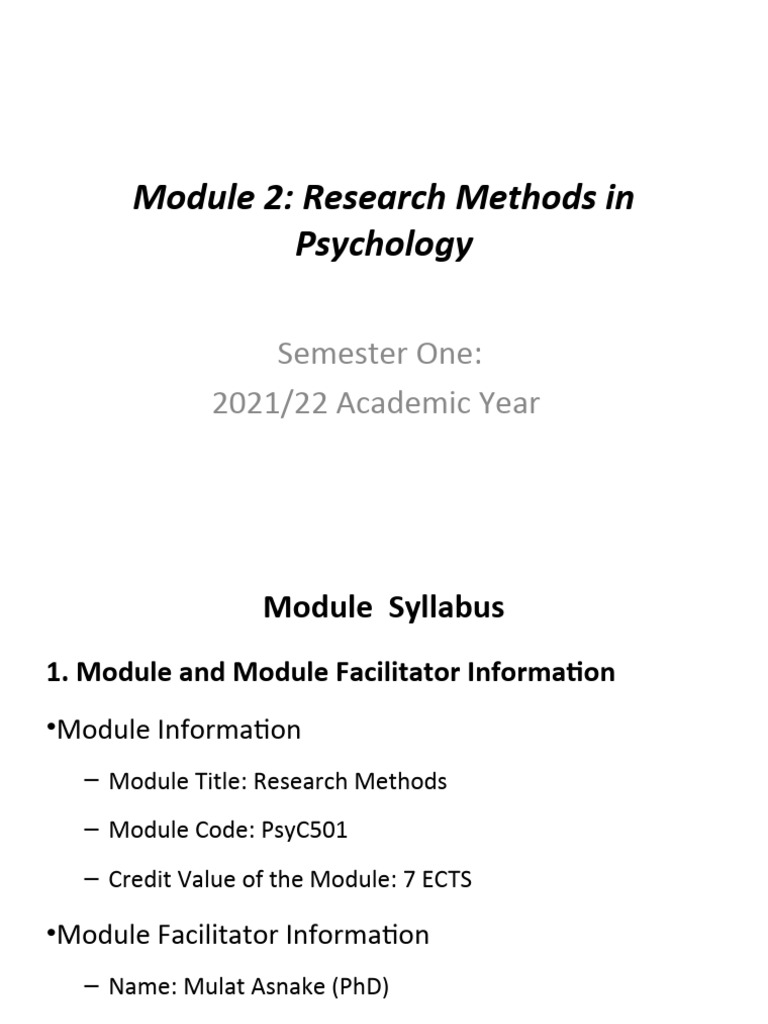 Final Research Methods Lecture Note December 2021 | PDF | Science ...