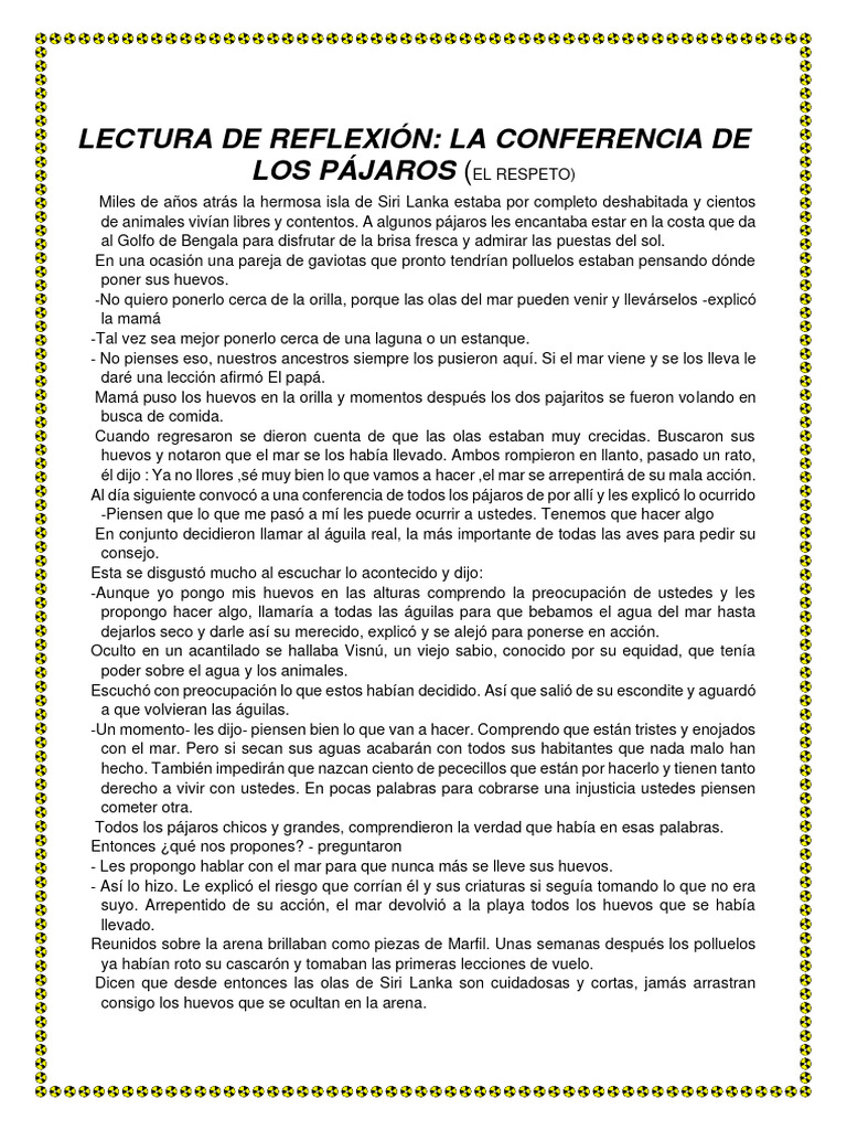 Reflexion Respeto Pdf