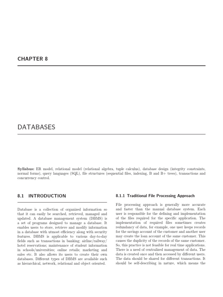 ESP VI - CS - Materials 2-401-448 | PDF | Databases | Relational Model