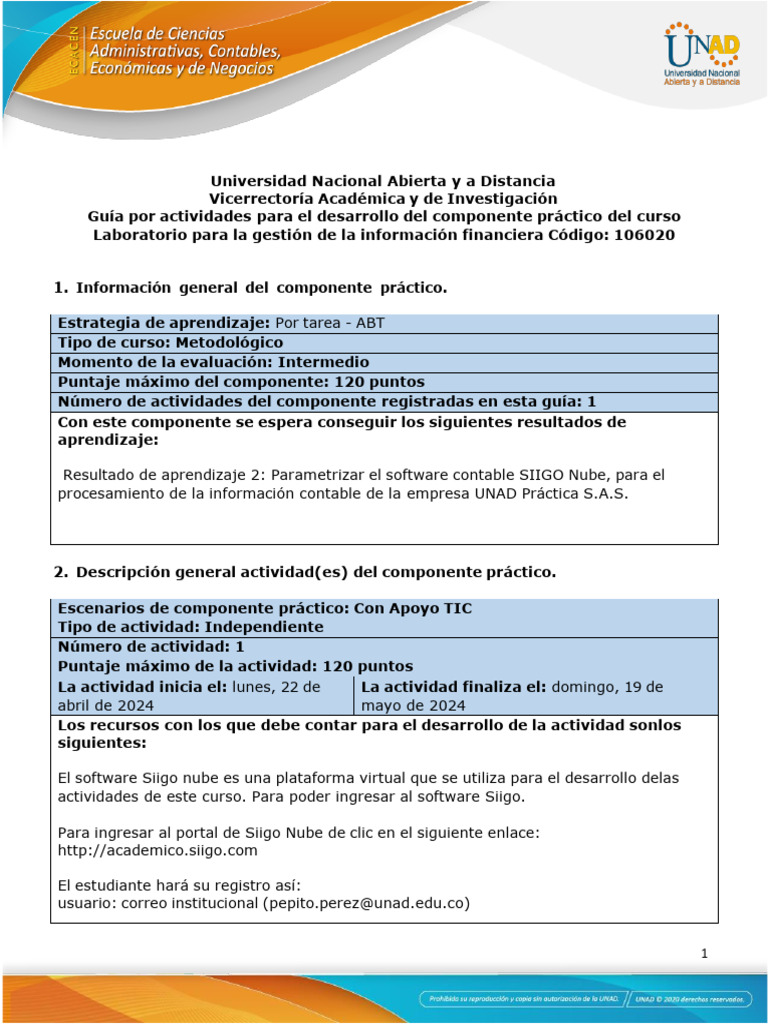 Guía para El Desarrollo Del Componente Práctico - Unidad 2 - Tarea 2 - Componente Práctico ...