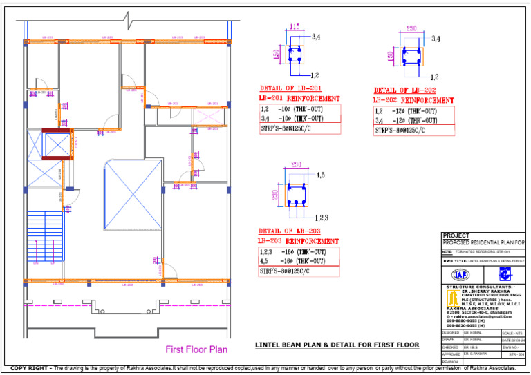 Lintel Beam First Floor | PDF
