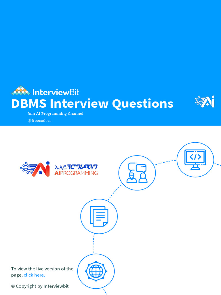 DBMS Interview Questions@freecodecs | PDF | Databases | Relational Database