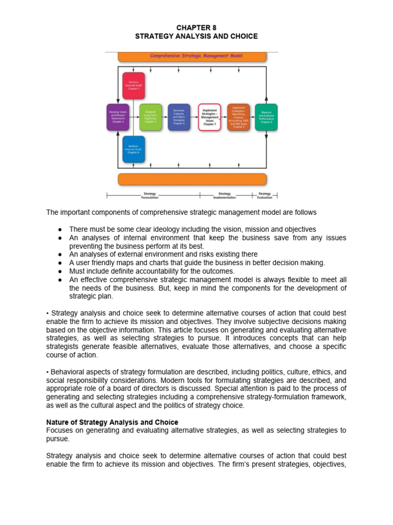 STRAMA REVIEWER (Pre-Final) | PDF | Strategic Management | Corporate Governance