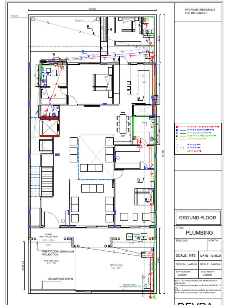 Plumbing Ground Floor | Download Free PDF | Plumbing | Fresh Water