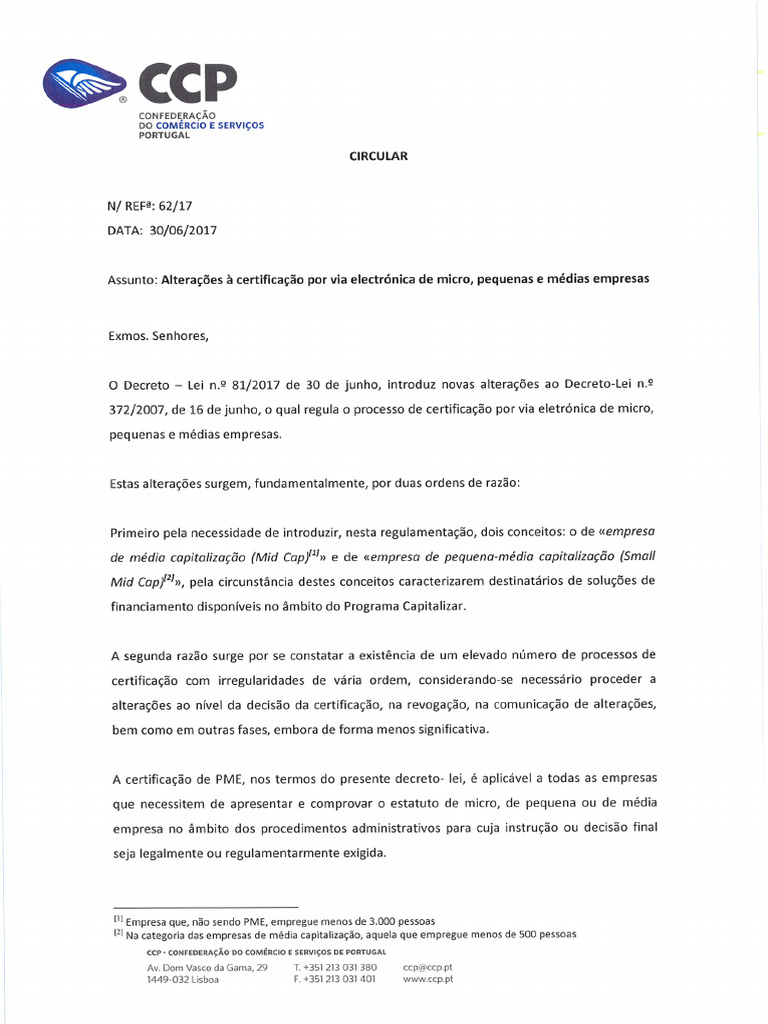 Circular 62-2017 | PDF