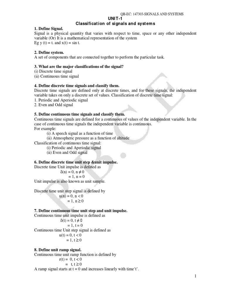 Signals And Systems Download Free Pdf Laplace Transform Fourier