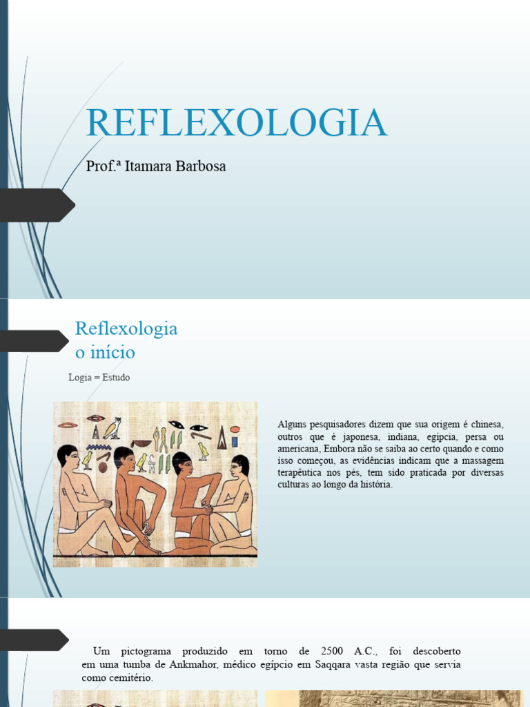 Reflexologia Slid | PDF | Reflexologia | Corpo humano