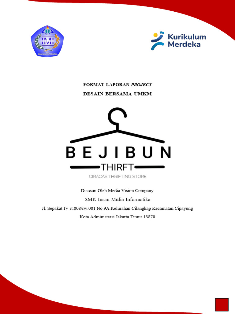 FORMAT LAPORAN PROJECT MV05 | PDF