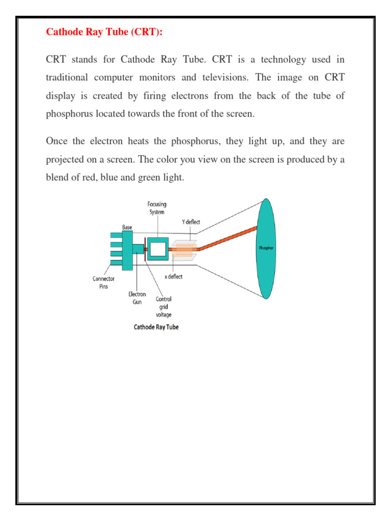 CRT Basics for Tech Enthusiasts | PDF