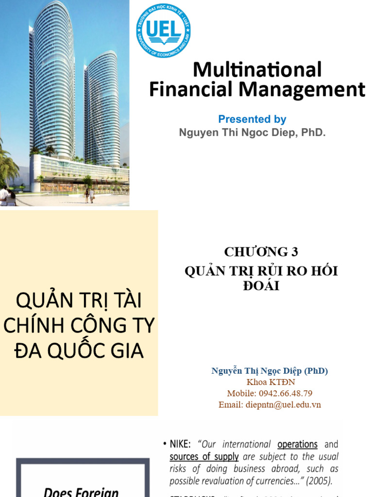 QTTC MNC Chap 3 3 SV Quan Tri Rui Ro Ty Gia Hoi Doai Diep | PDF