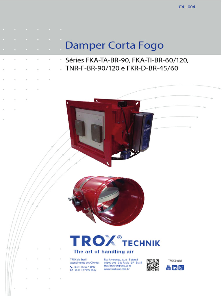 c4 004 Damper Corta Fogo | PDF | Materiais