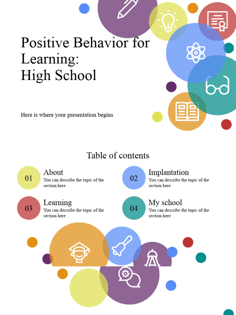 Positive Behavior for Learning_ High School by Slidesgo | PDF | Planets ...