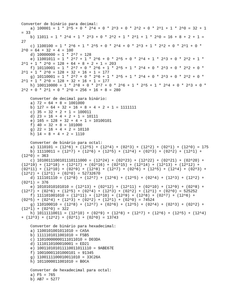 Lista 1 | PDF | Mathematics | Notation