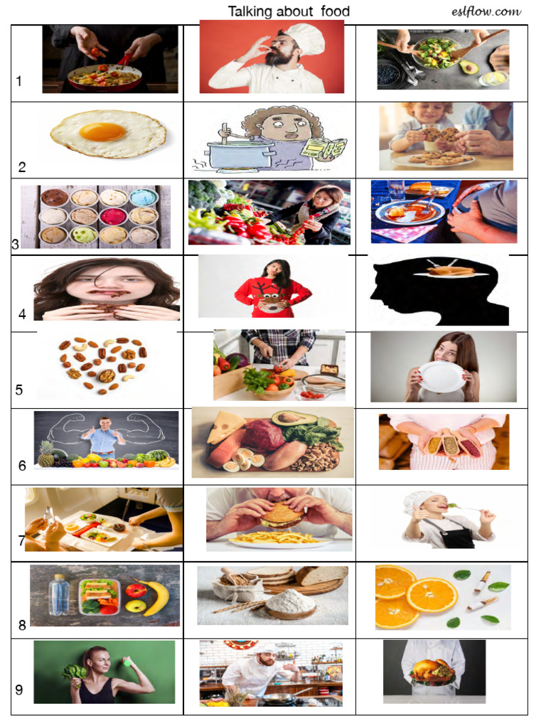 Food Vocabulary and Cooking Tips | PDF