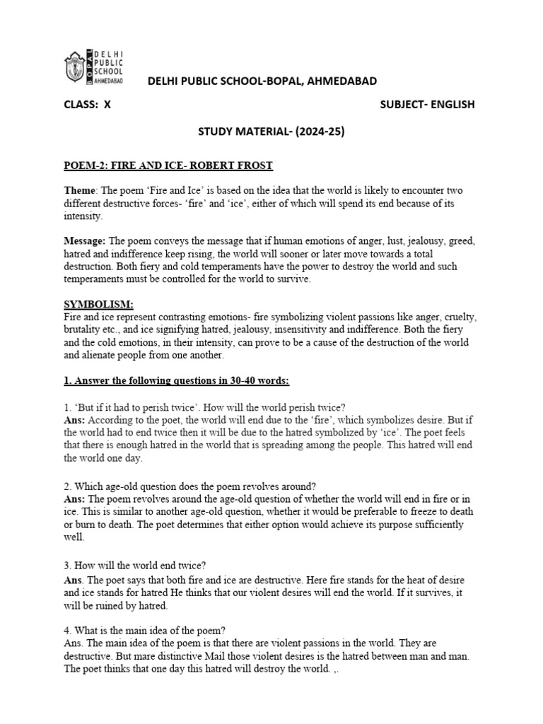 P-2 STUDY MATERIAL Class X | Download Free PDF | Hatred | Emotions