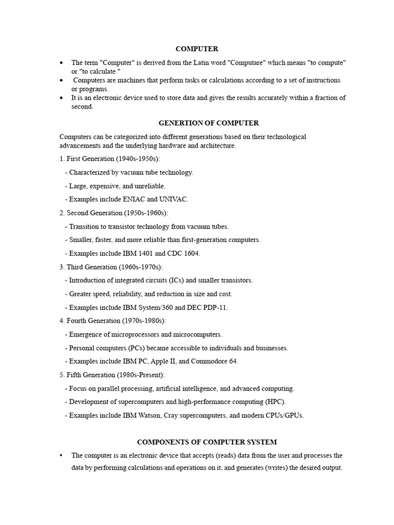 day 1 | PDF | Central Processing Unit | Computer Data Storage