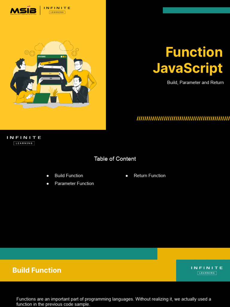 Function Javascript Pptx 1 Pdf