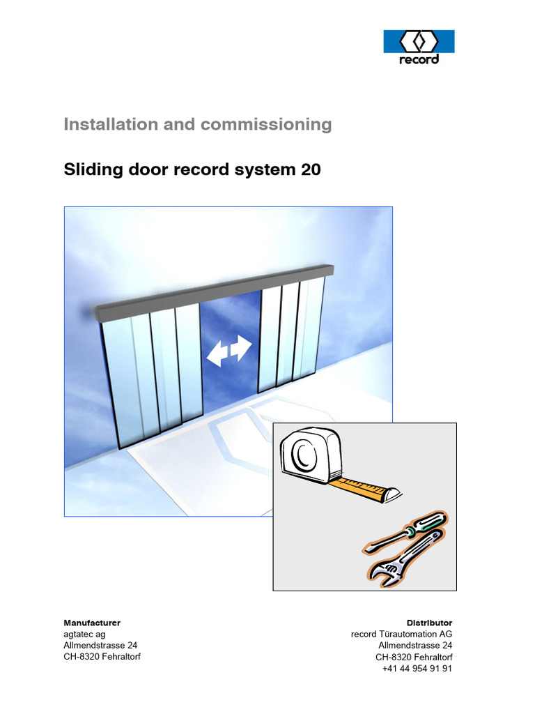 Record Sta20 Slide Doors | PDF | Door | Alternating Current