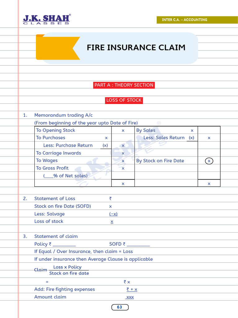 Fire Insurance Claim | Download Free PDF | Insurance | Revenue